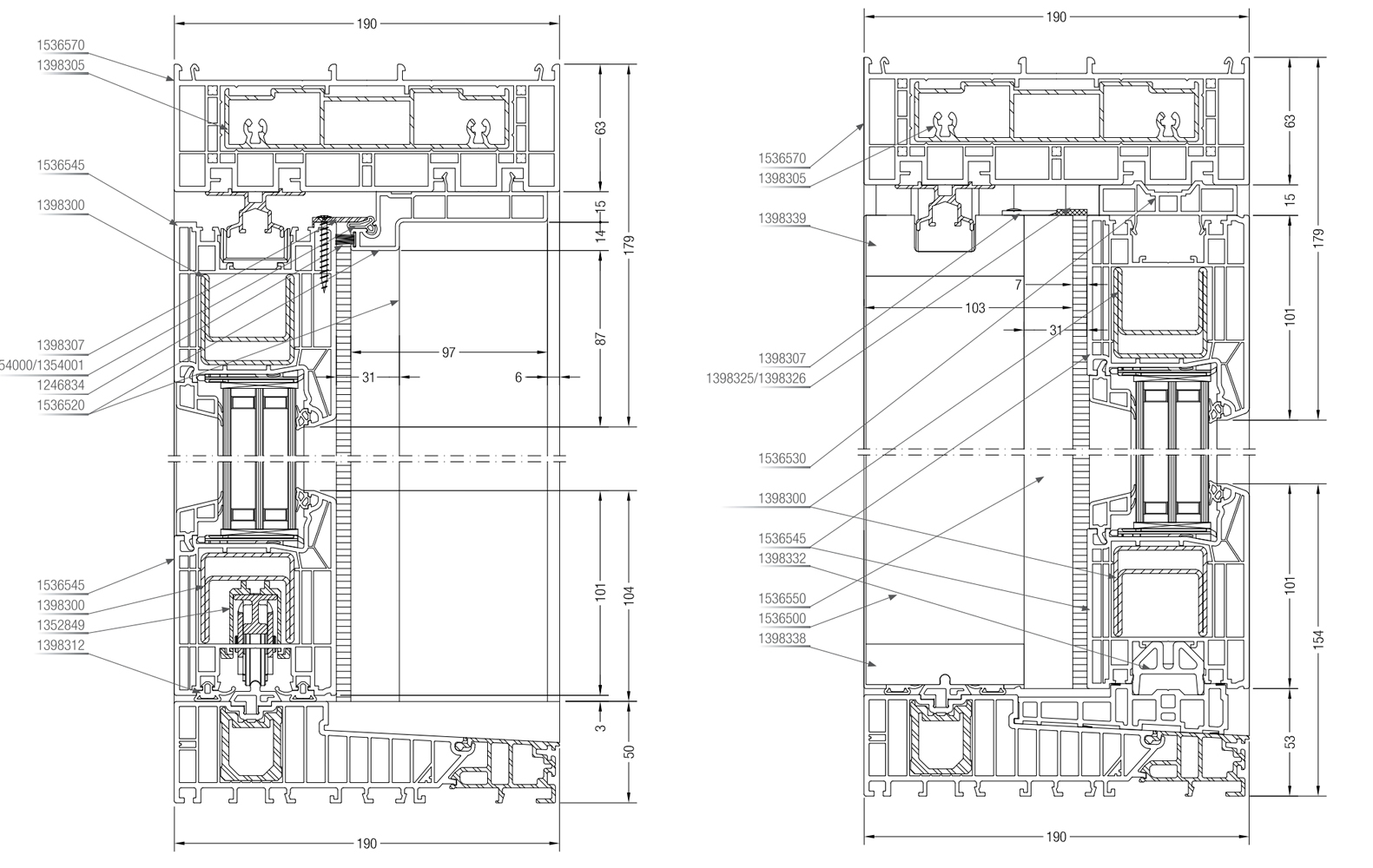 HST SLIDE lifting-sliding doors