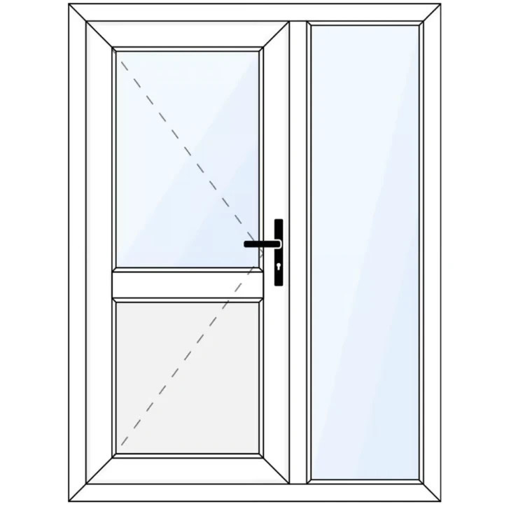PVC TOP Logu veidu Cenas kalkulators - Tāmes saņemšanai: PVC durvis ar ...